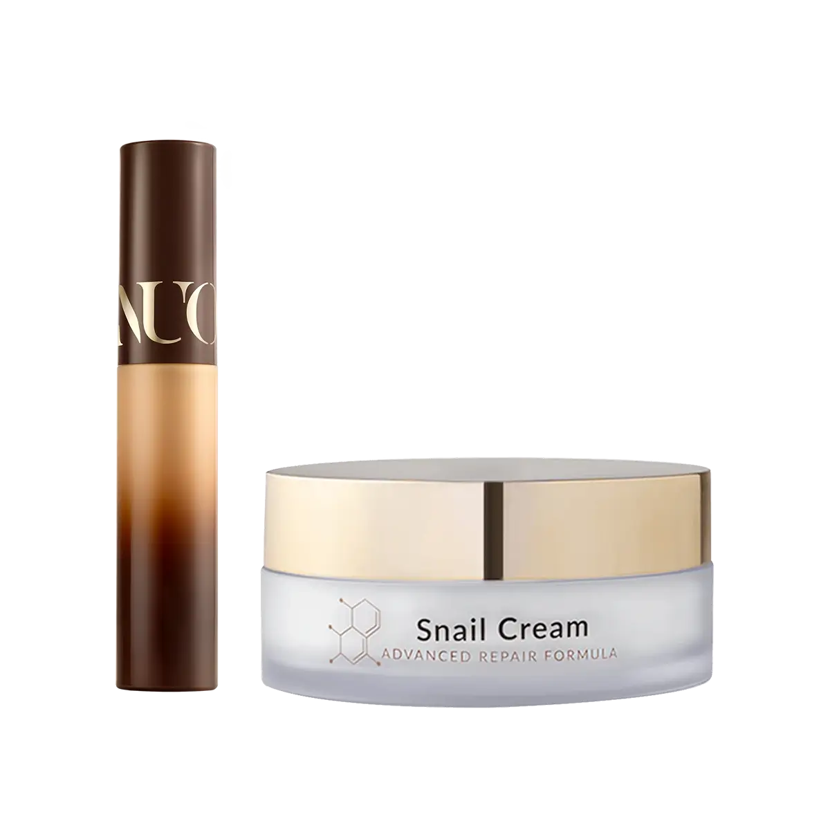 Set Crema cu Mucina de Melc si Concealer cu acoperire mare | NUO